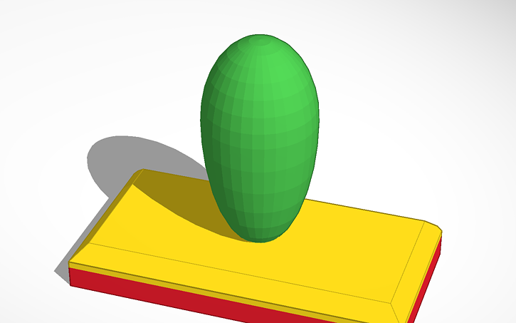 3D design stamp - Tinkercad