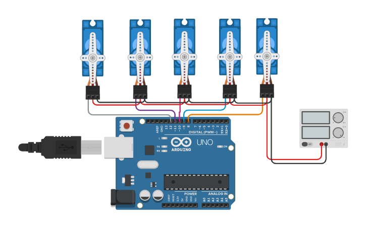 Circuit design Actividad 9 | Tinkercad