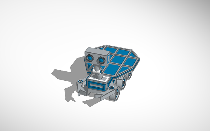 3D design Mini Mars Rover - Tinkercad