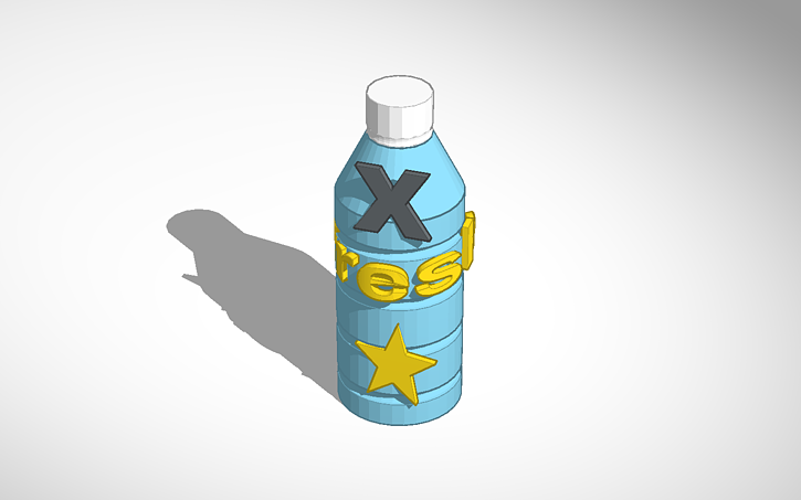 3D design bottle | Tinkercad