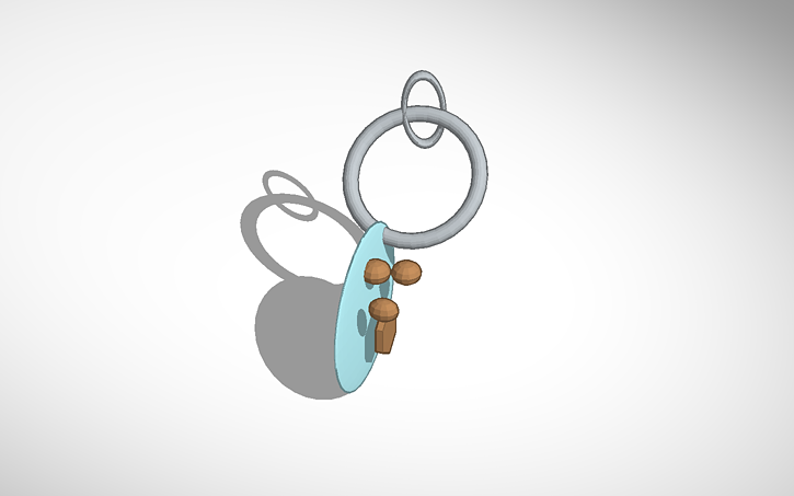 3D design key ring | Tinkercad