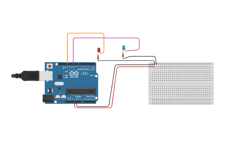 Circuit design PRACTICA 1: TORRETA | Tinkercad