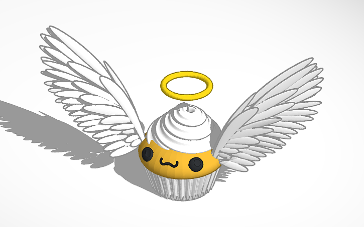 3D design Angel cuppy - Tinkercad