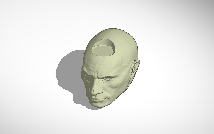 3D design The Rock/Dwayne Johnson - Tinkercad