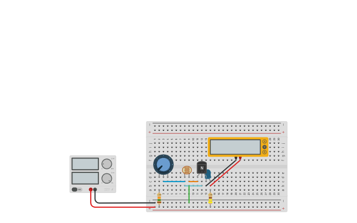 Circuit design SENSOR DE LUZ - Tinkercad