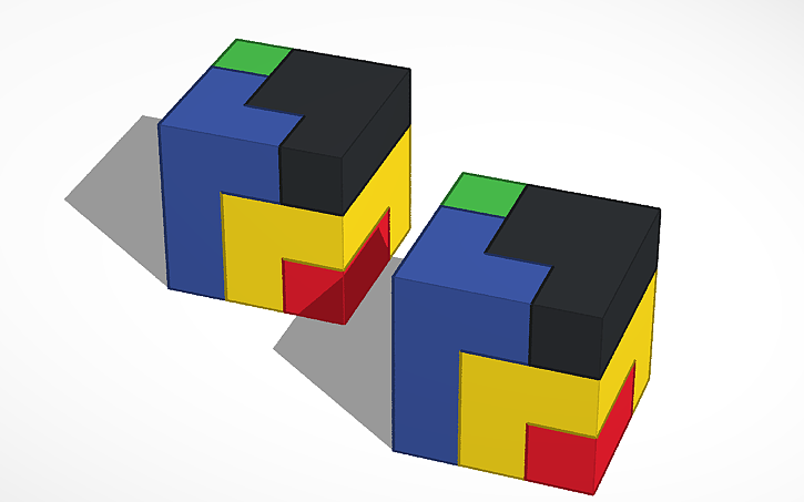 3D design puzzle project - Tinkercad