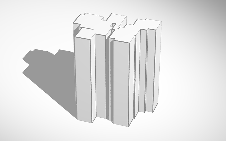 3D design Skyscrapers Model | Tinkercad