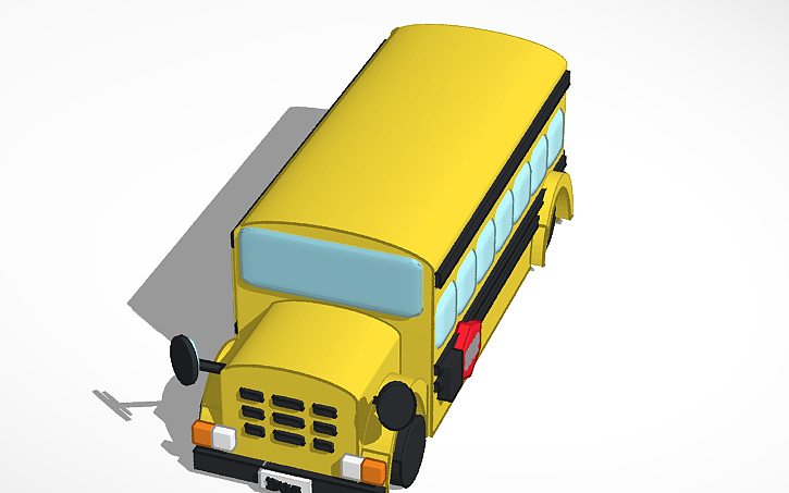 3D design School Bus - Tinkercad
