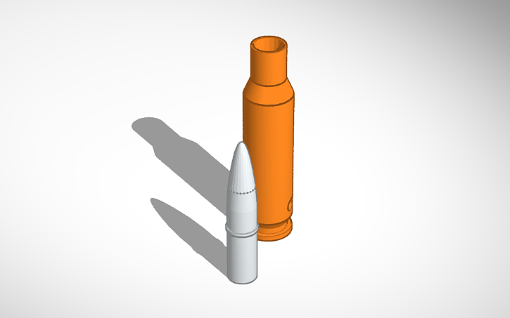 3D design bullet - Tinkercad