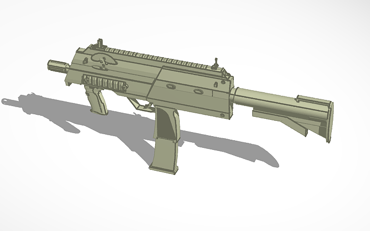 3D design MP7 - Tinkercad