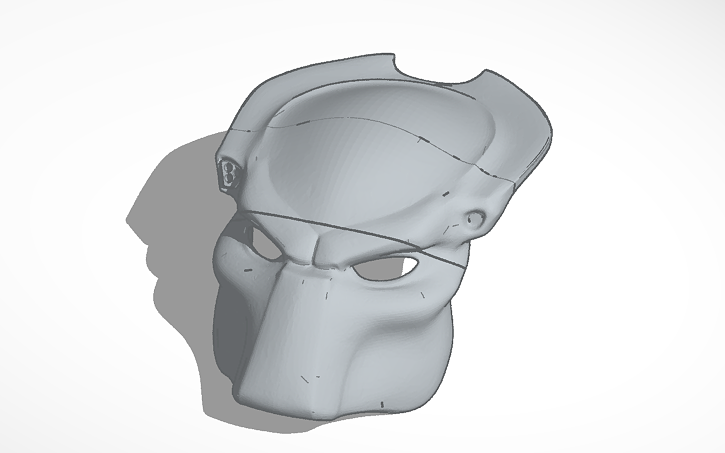 3D design Full mask with sights - Tinkercad
