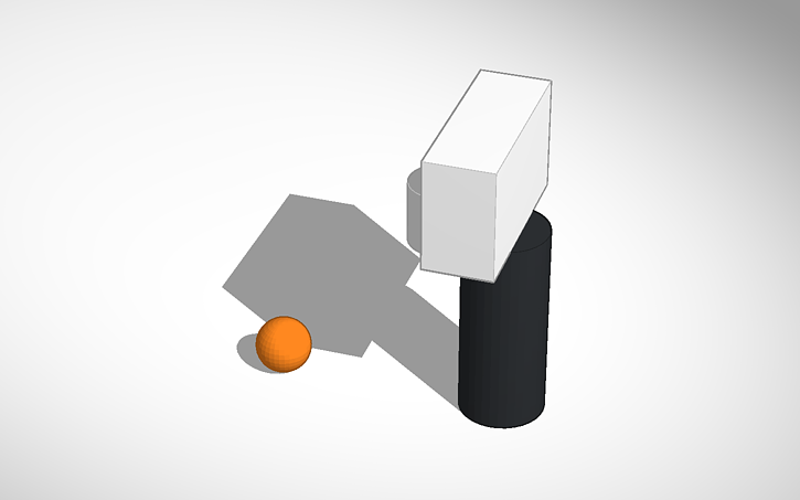 3D design basket ball - Tinkercad