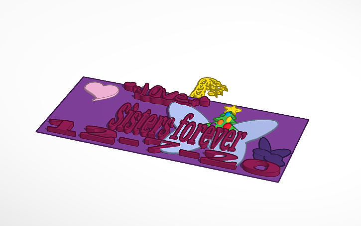 3d Design Keychain Tinkercad