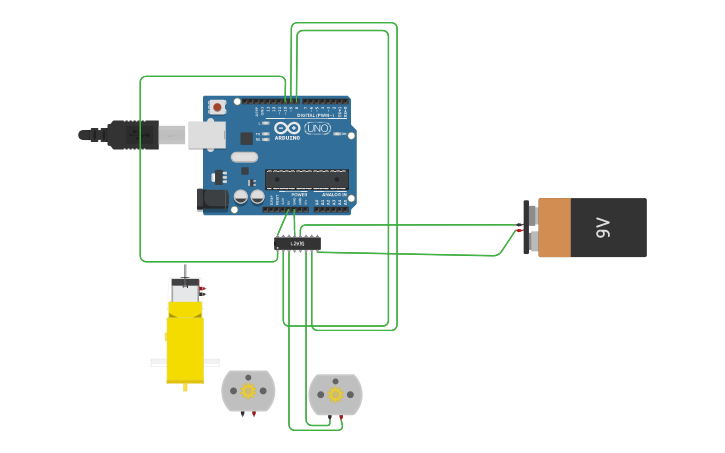 Motor Driver Module With Arduino Using Tinkercad Iot 47 Off