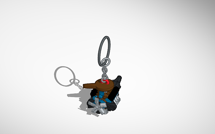 3d Design Ford V8 Key Chain Tinkercad
