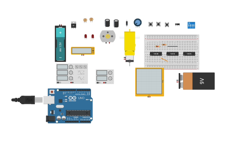 Circuit design Lista de componentes | Tinkercad