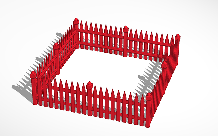 3D design gene berg fence | Tinkercad