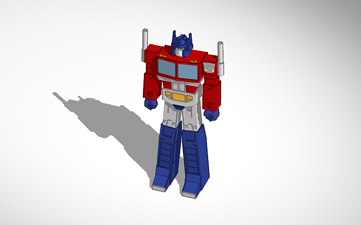 3D design Transformers G1 Optimus prime | Tinkercad