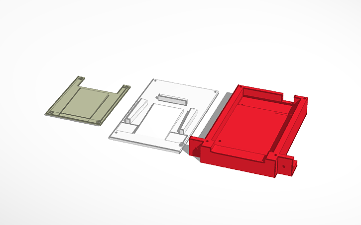 3D design Parallax RFID Card Reader Holder (Panel Mount) | Tinkercad
