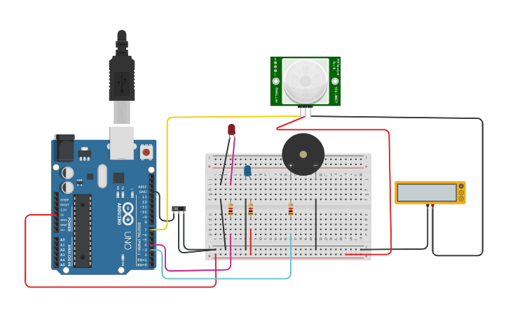 Circuit Design Utsabs Burglar Alarm System Tinkercad