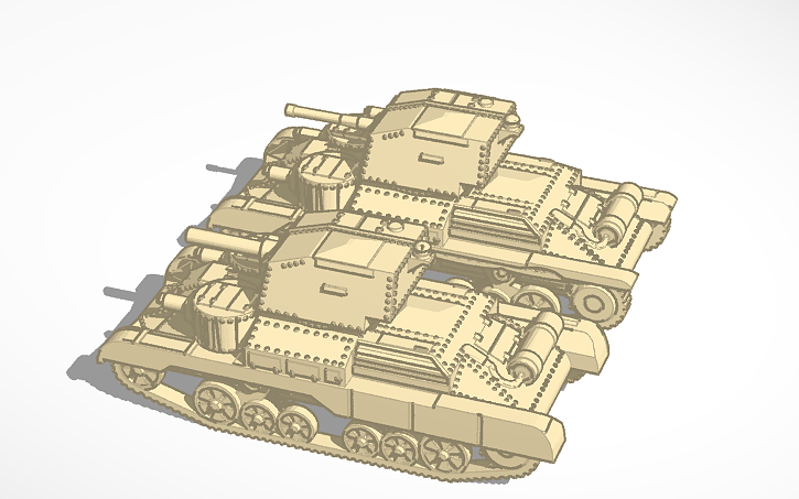 3D design Cruiser MK. I - Tinkercad