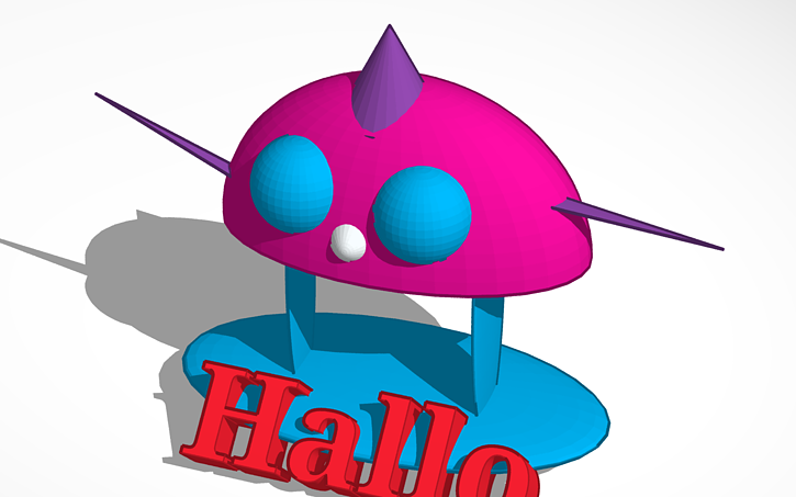 3D design Smooth Alien | Tinkercad