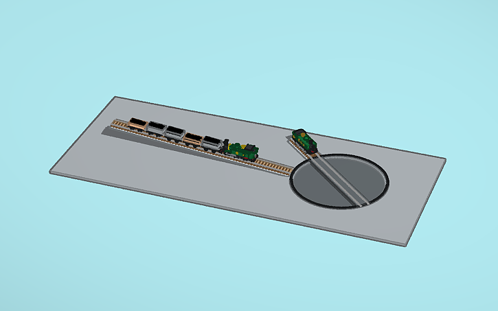 3D design Oliver's Turntable Wreck Sim Lab - Tinkercad