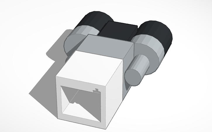 3D design Ultrasonic sensor - Tinkercad