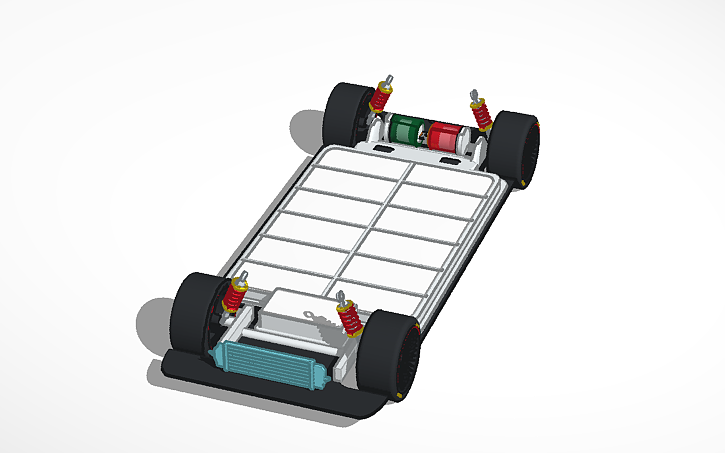 3D design Electric Car System - Tinkercad