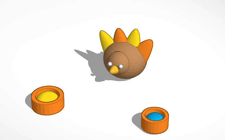 3D design Thanksgiving Turkey | Tinkercad