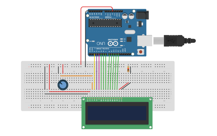 Circuit design Práctica 20 - Tinkercad