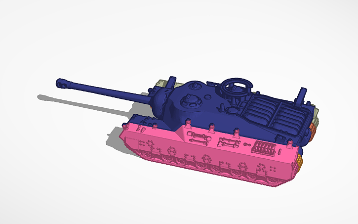 3D design T95 | Tinkercad
