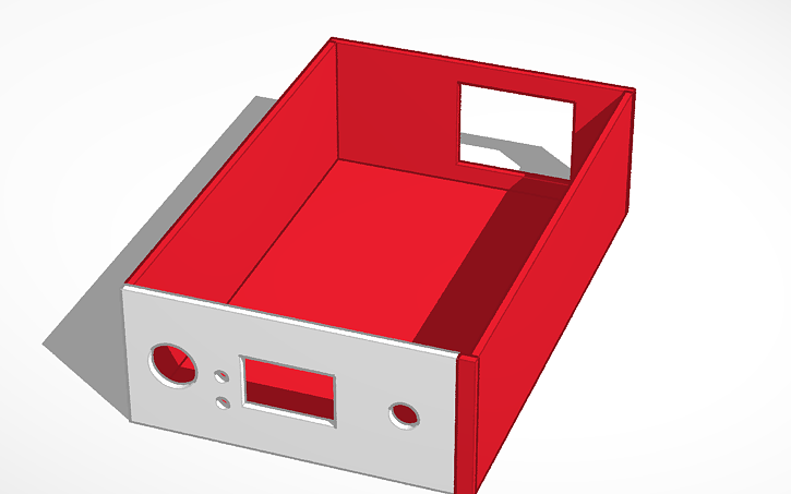 3D design T12 solder case - Tinkercad