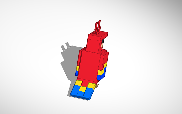 3D design Giant parrot!!!! - Tinkercad