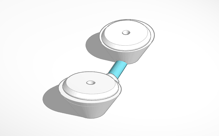 3D design Gimbal stick bra 7deg tilt - Tinkercad