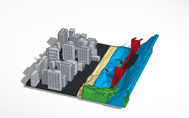3D design Tsunami - Tinkercad