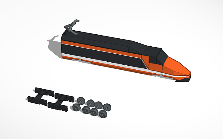 3D design Science Fair train - Tinkercad