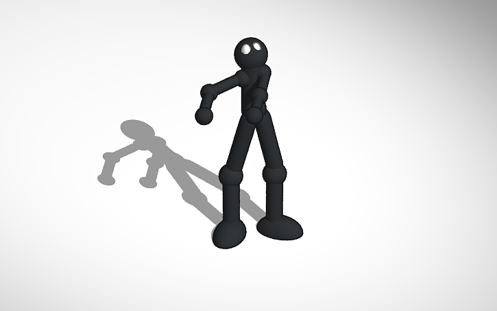 3D design stick man - Tinkercad