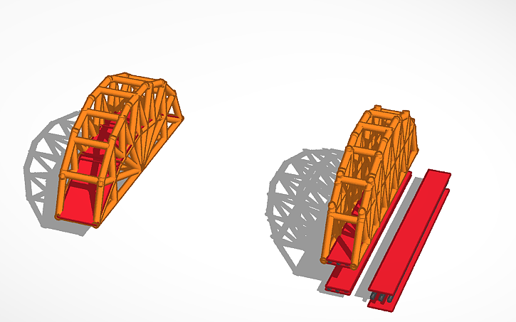 3D design bridge - Tinkercad