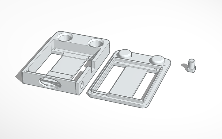 3D design ESP32 cam case - Tinkercad