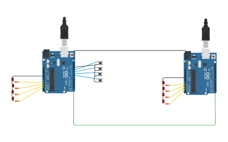 Circuit design USART Embedded Network | Tinkercad
