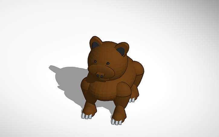 3D design Bear :) - Tinkercad