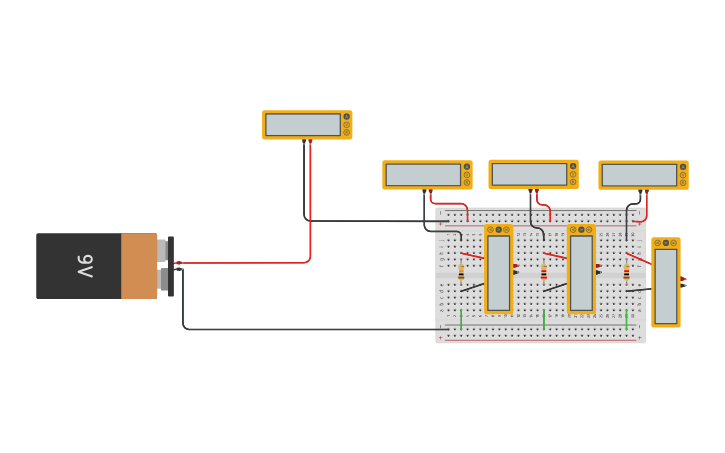 Circuit design usama simple parallel circuit | Tinkercad