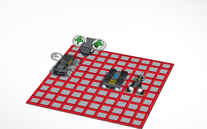 3d Design Copy Of Battle Bot Fight Custom Not Finish Tinkercad