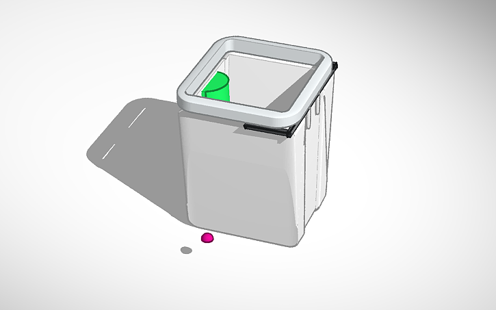 3D design Copy of 3D Smart Trashbin - Tinkercad