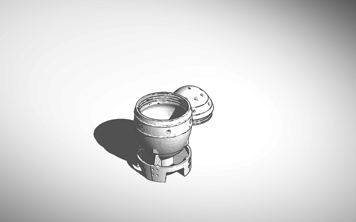 3D design mini nuke by justin Rivera | Tinkercad