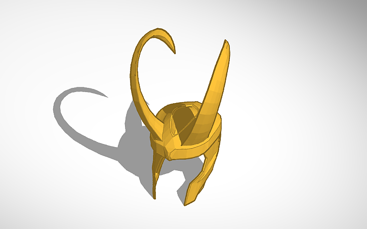3D design Copy of Loki helmet - Tinkercad
