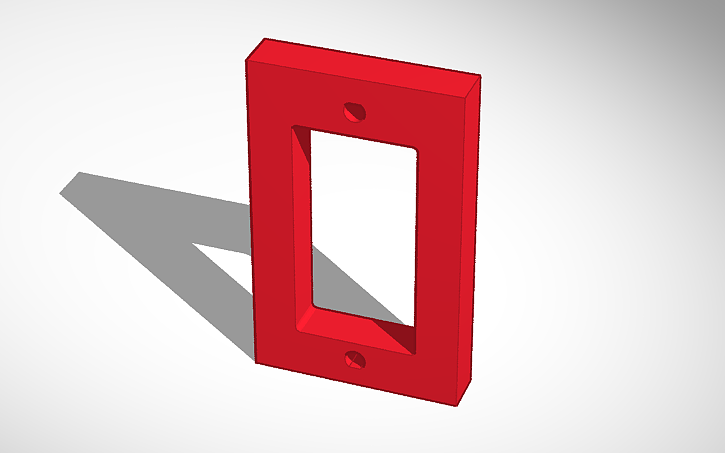 3D design motor connector block - Tinkercad