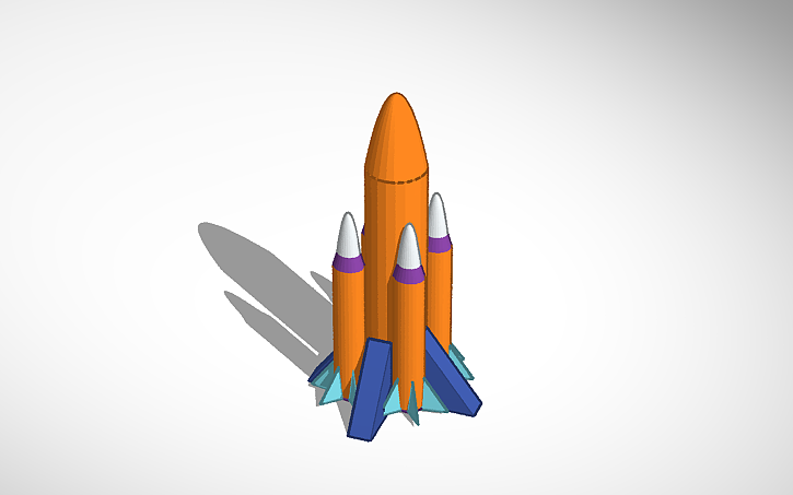 3D design Rocket | Tinkercad