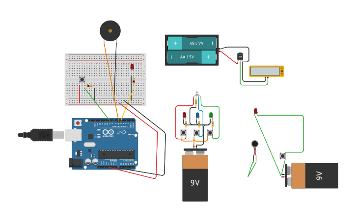 Circuit design Electric Circuit | Tinkercad